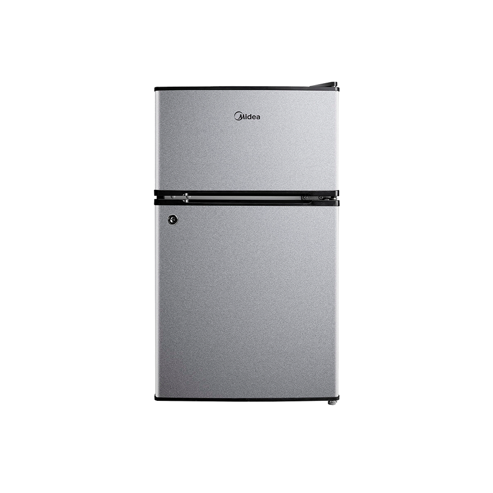 MIDEA BAR FRIDGE DBL DOOR SILVER HD-113FN